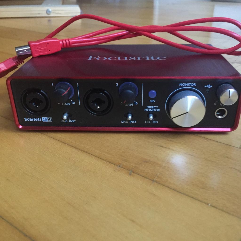 Focusrite Scarlett 2i2 2nd Gen in 4400 Steyr for €100.00 for sale | Shpock