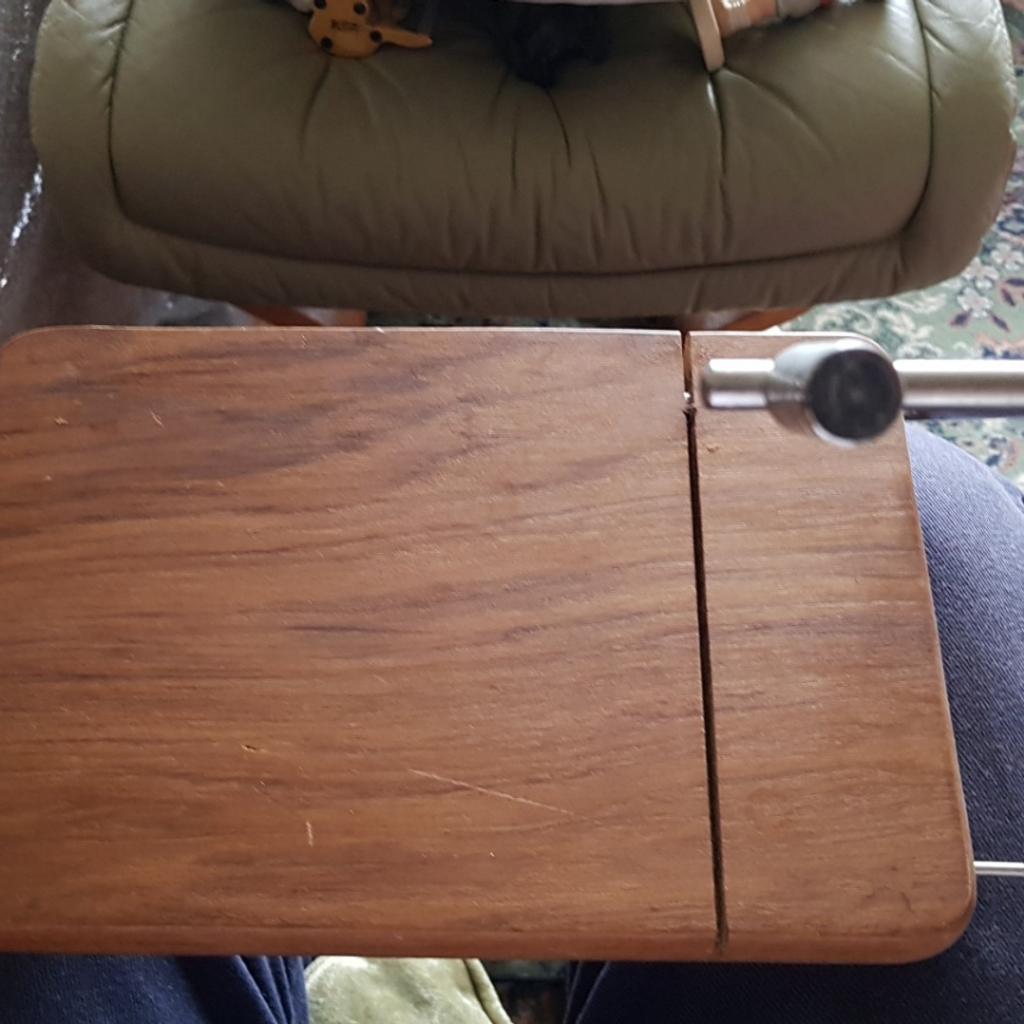 Solid Teak Cheese Board with wire cutter. in LE16 Harborough for £2.00 ...