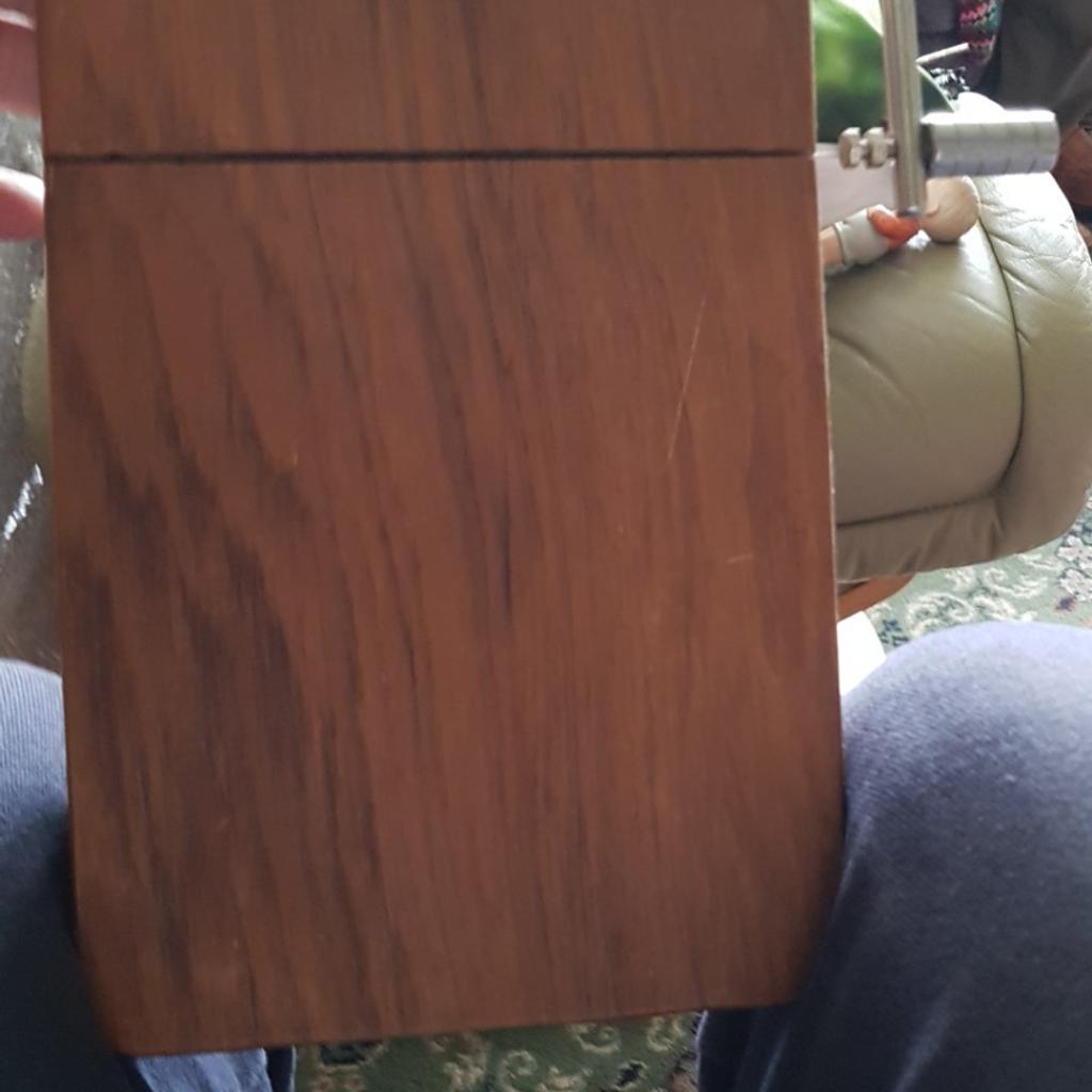 Solid Teak Cheese Board with wire cutter. in LE16 Harborough for £2.00 ...