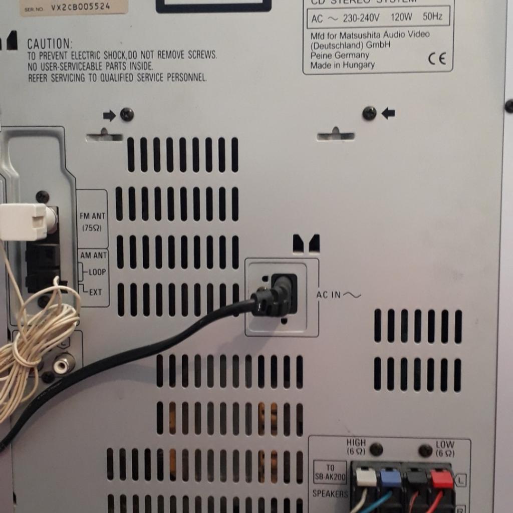 Panasonic 5 CD changer Stereo SA AK200 in DY1 Dudley für £ 30,00 zum ...