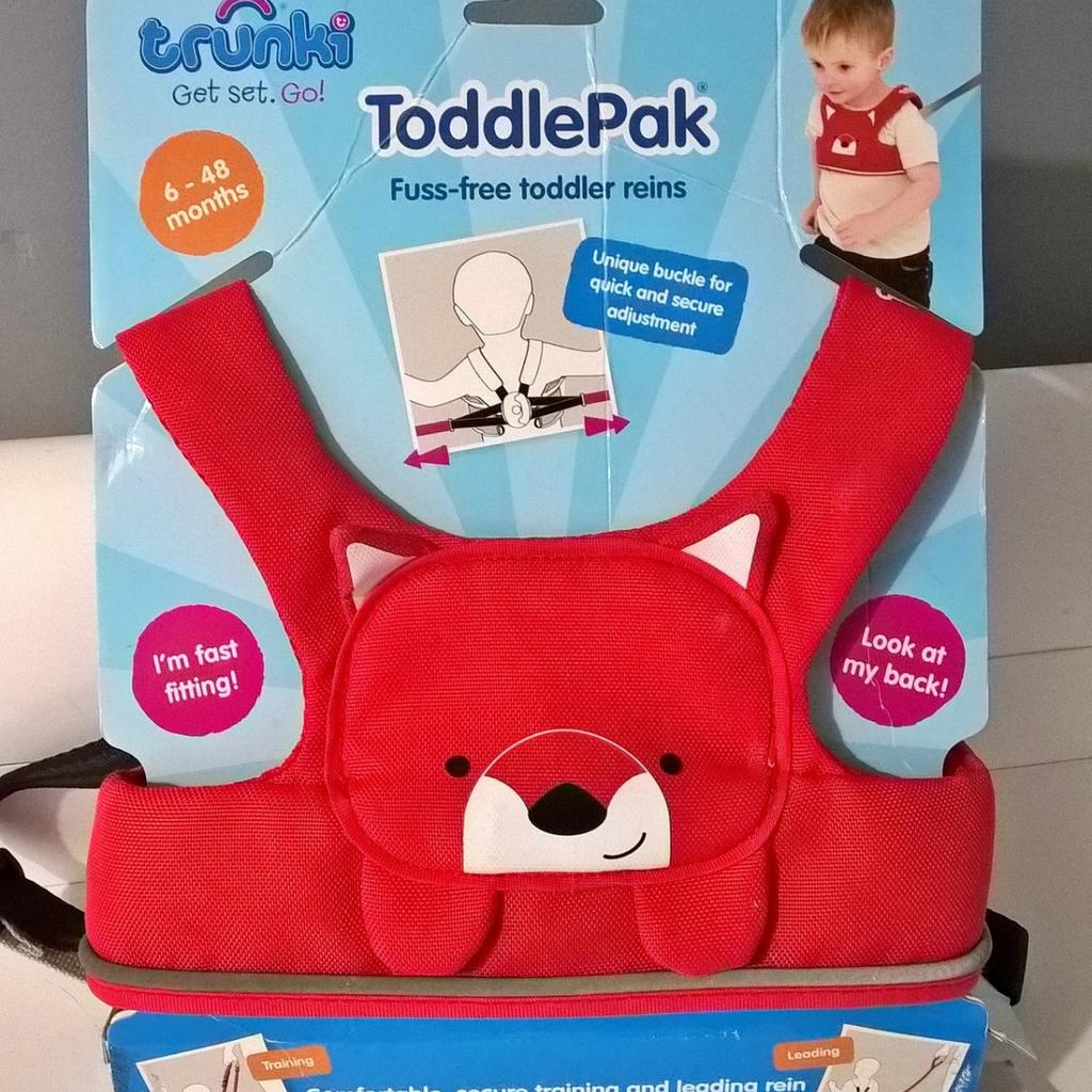 Toddlepak Baby Toddler Reins Harness Red Fox in B78 Tamworth for £7.50 for sale | Shpock