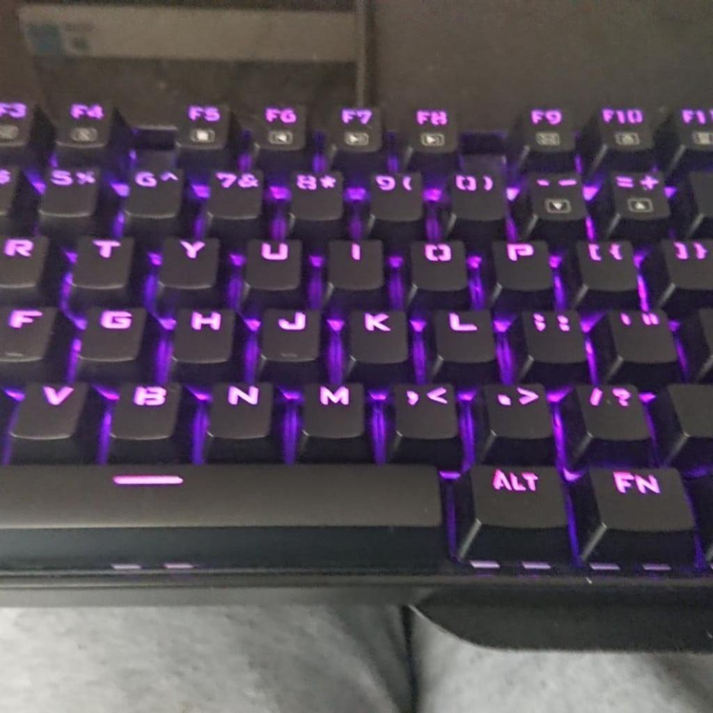 RGB Mechanical keyboard gaming blue switches in B67 Sandwell for £40.00 ...