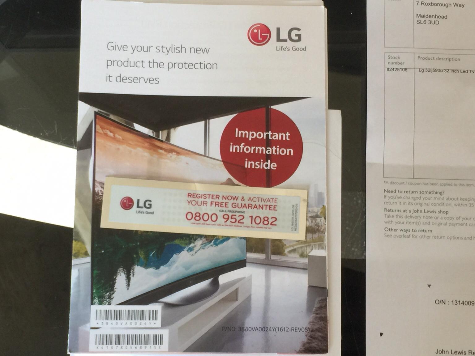 LG 32 inch smart tv in RM3 Havering for £150.00 for sale | Shpock