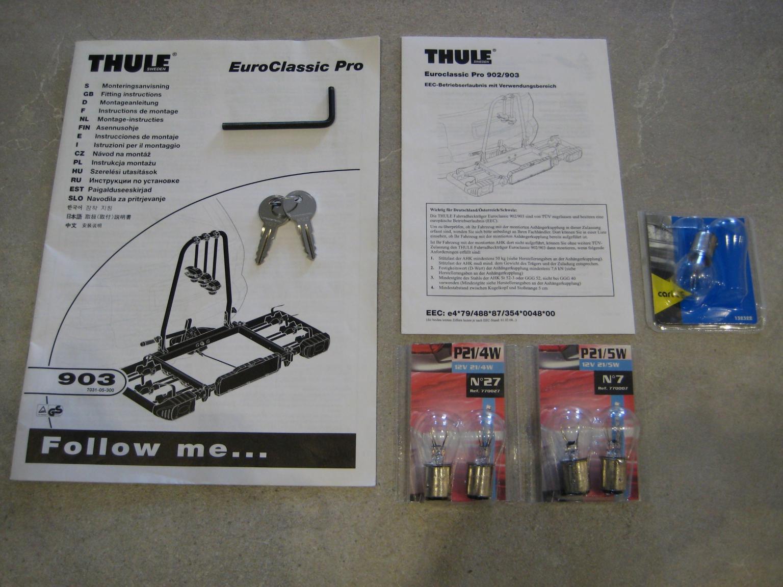 Thule Euroclassic Pro 903 Bike Rack Tow Bar in E1W London für £ 300,00 zum Verkauf | Shpock AT