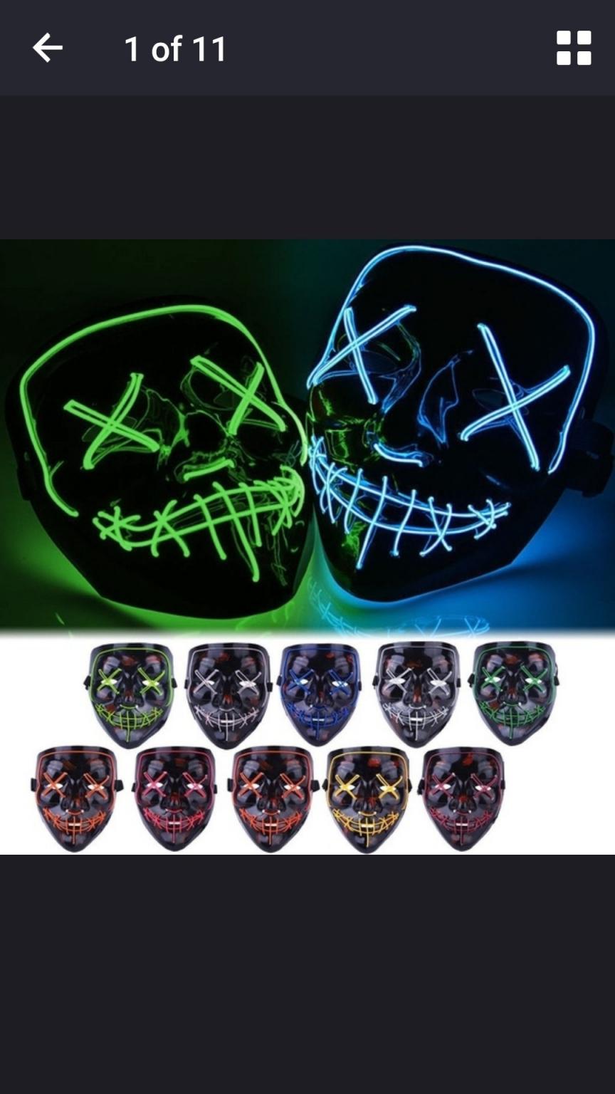DKS purge light up led mask in CT11 Thanet für 15,00 £ zum Verkauf ...