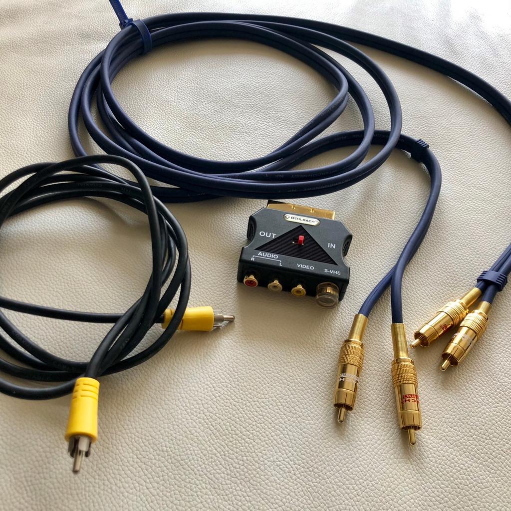 Oehlbach NF 1 Cinch Kabel 3m Stereo Audio in 40670 Meerbusch für 35,00 ...
