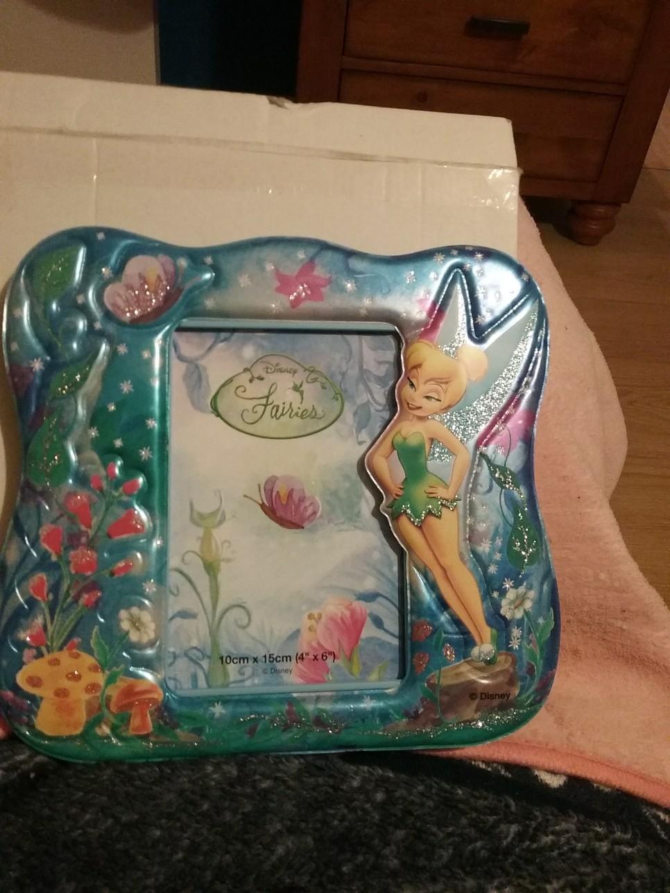 Disney fairies padded photo frame tinker bell in Wolverton for £8.00 ...