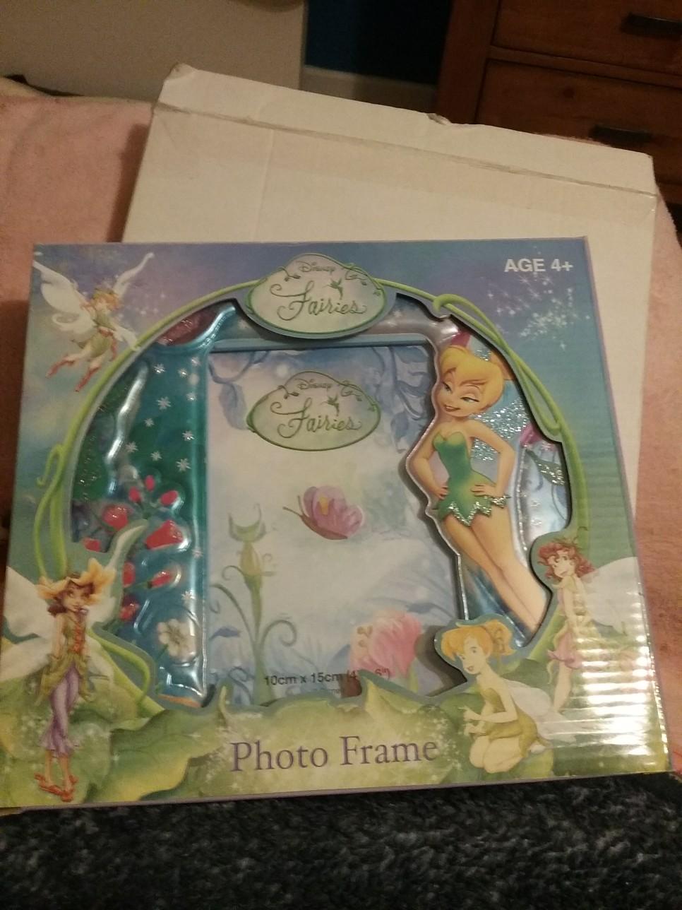 Disney fairies padded photo frame tinker bell in Wolverton for £8.00 ...