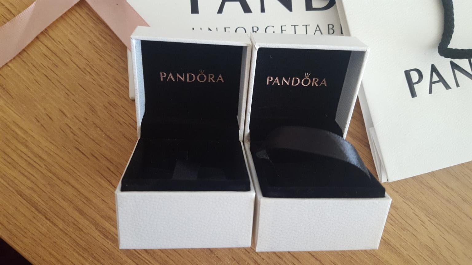 Pandora Bags and Charm Boxes in Basildon for £1.50 for sale | Shpock