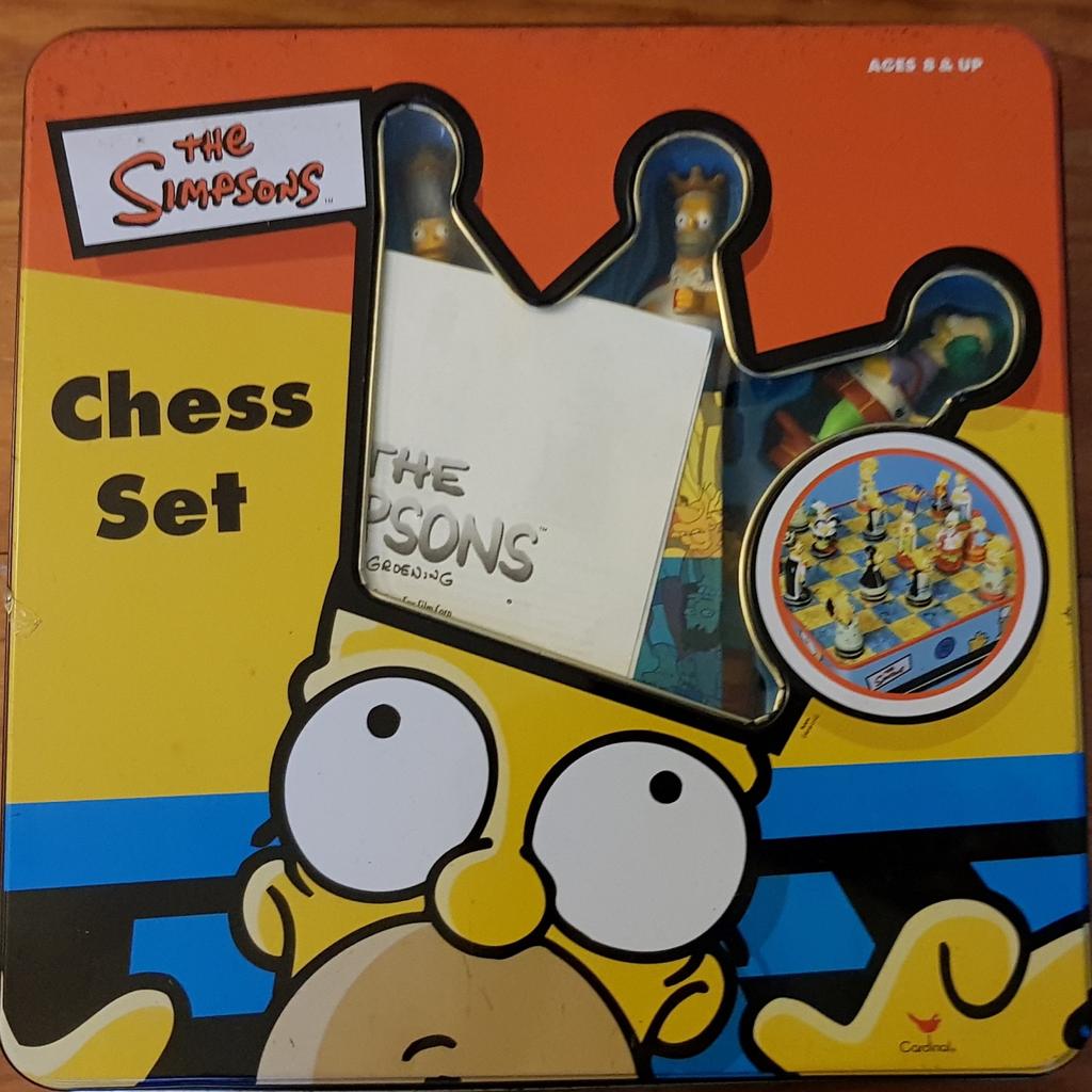 Vintage The Simpsons chess set in tin in KT18 Ewell für 10,00 £ zum ...