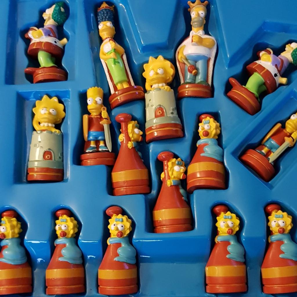 Vintage The Simpsons chess set in tin in KT18 Ewell for £10.00 for sale ...