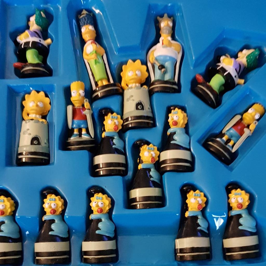 Vintage The Simpsons chess set in tin in KT18 Ewell for £10.00 for sale ...