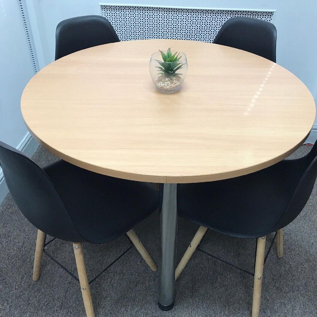 Round office conference table and 4 chairs in E12 London Borough of ...