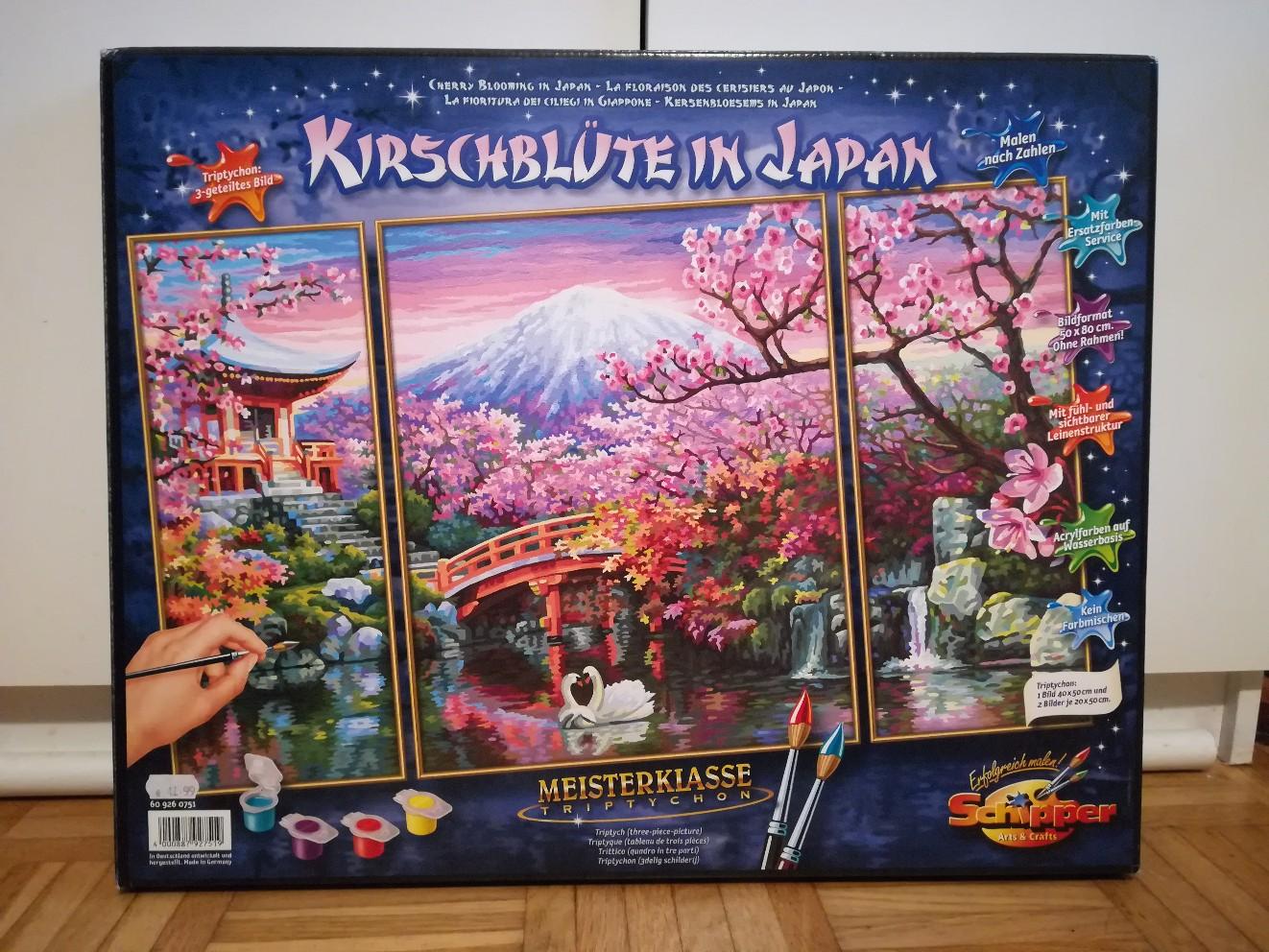 Malen nach Zahlen "Kirschblüte in Japan" in 6060 Hall in Tirol for free for sale | Shpock