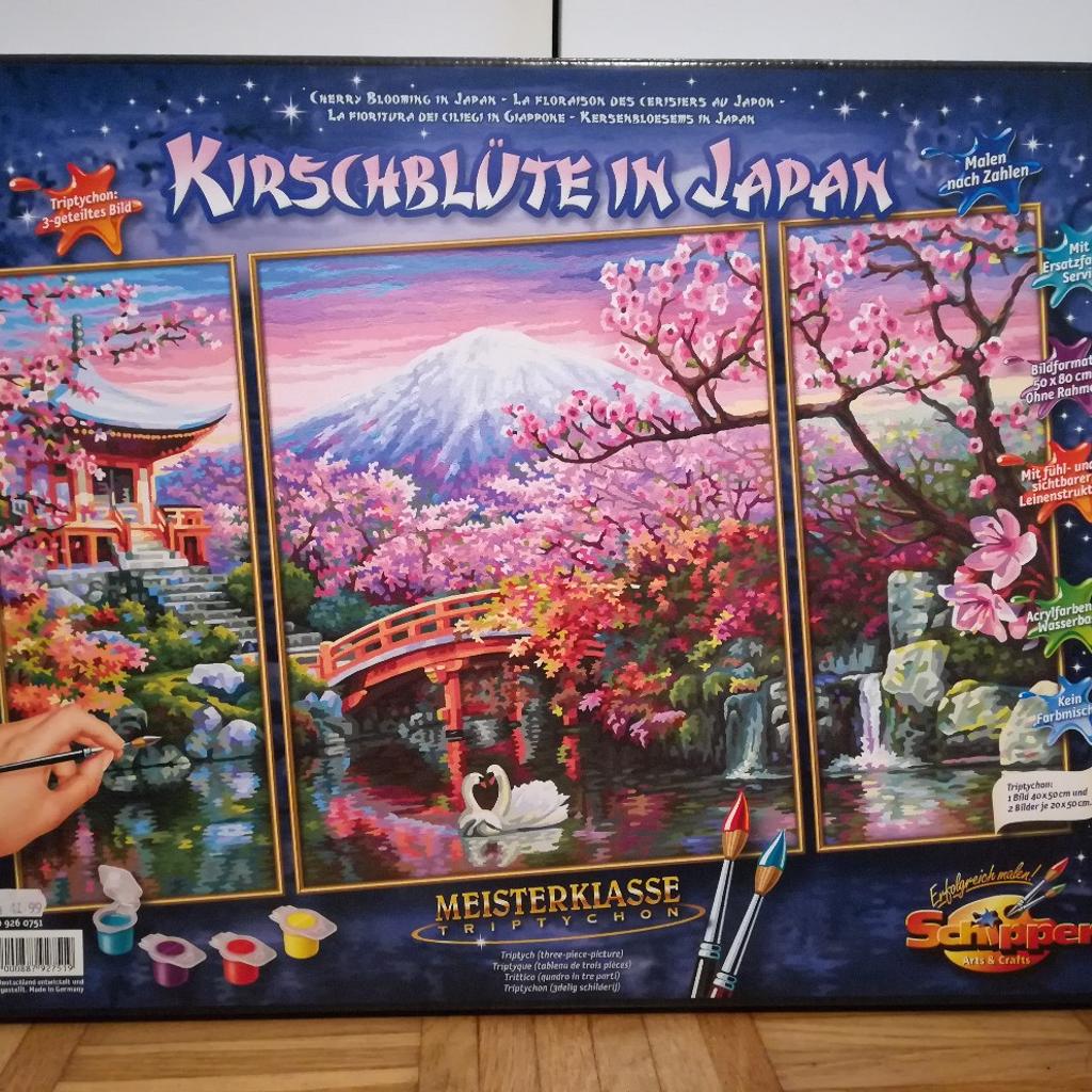 Malen nach Zahlen "Kirschblüte in Japan" in 6060 Hall in Tirol for free for sale | Shpock