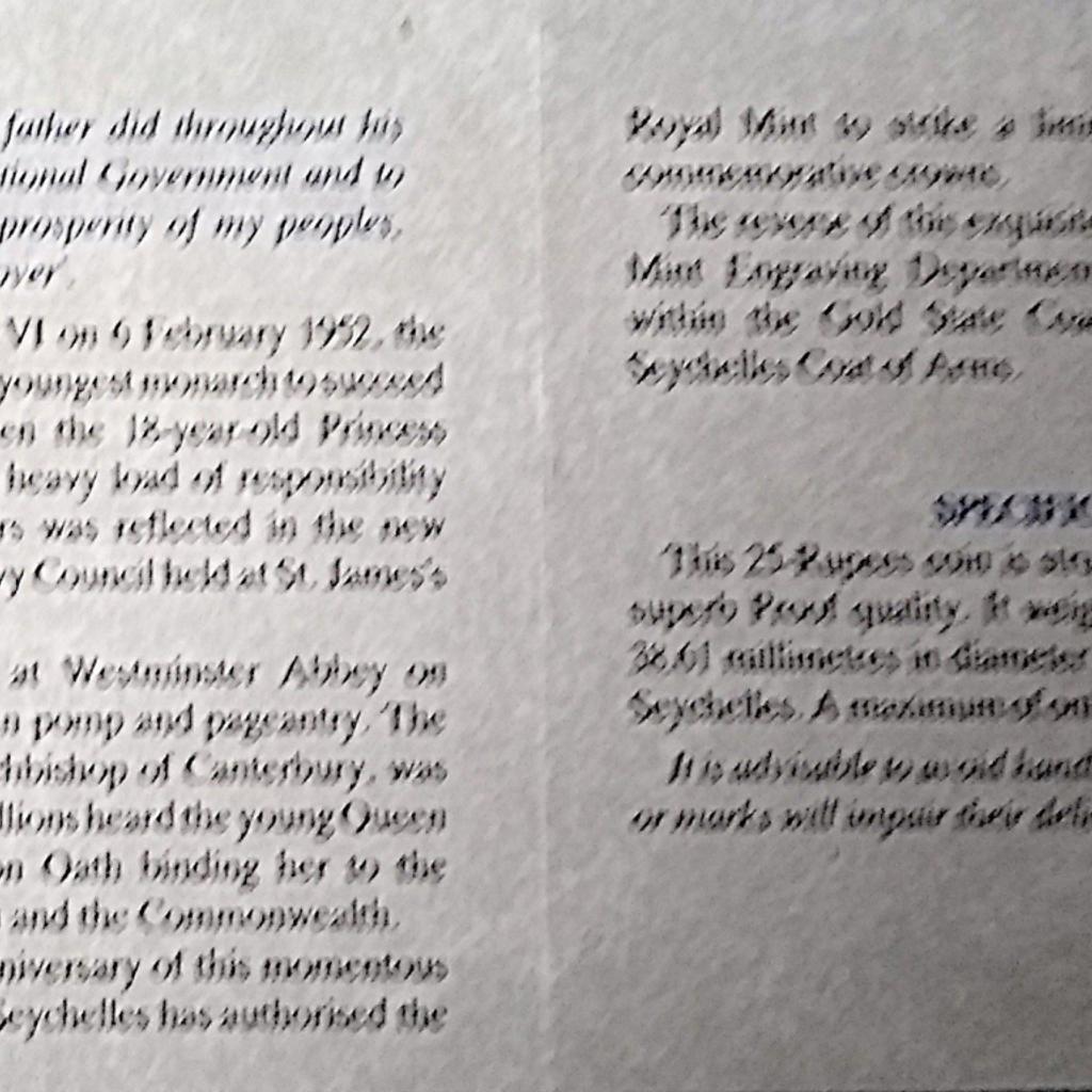 1993 Seychelles Silver Proof Collector's Coin in South Oxfordshire für ...