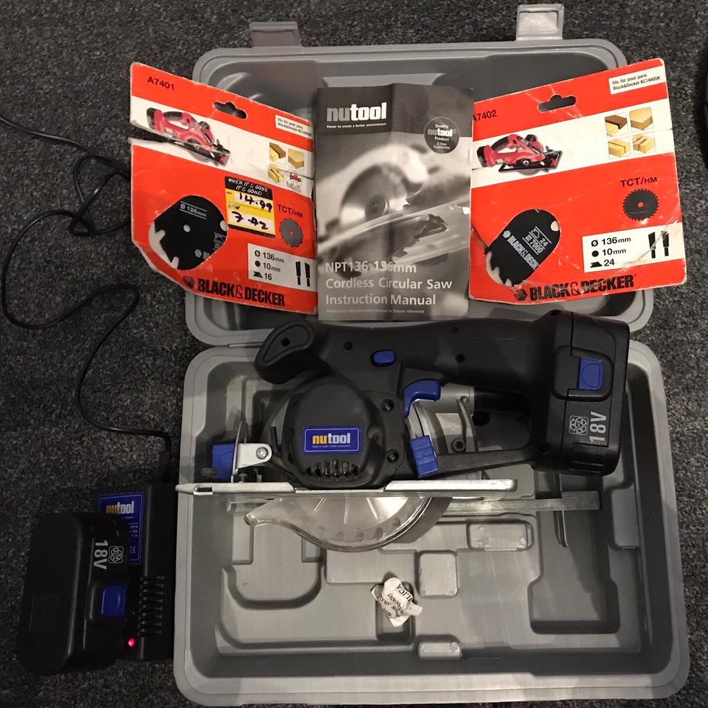 Nutool 18v Cordless Circular Saw in UB7 Hillingdon for £30.00 for sale ...
