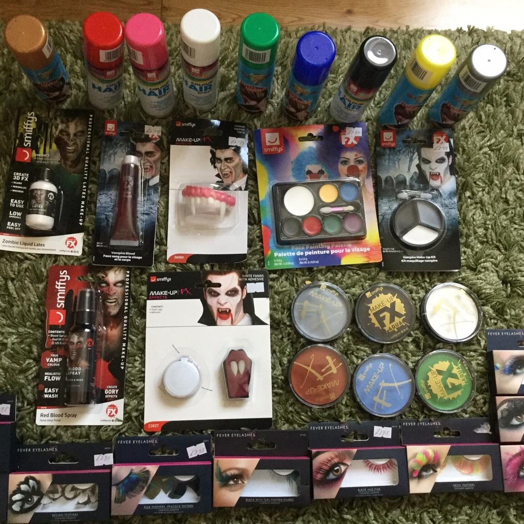 Halloween blood,face paint, hairspray ,latex in DN11 Doncaster for £1. ...