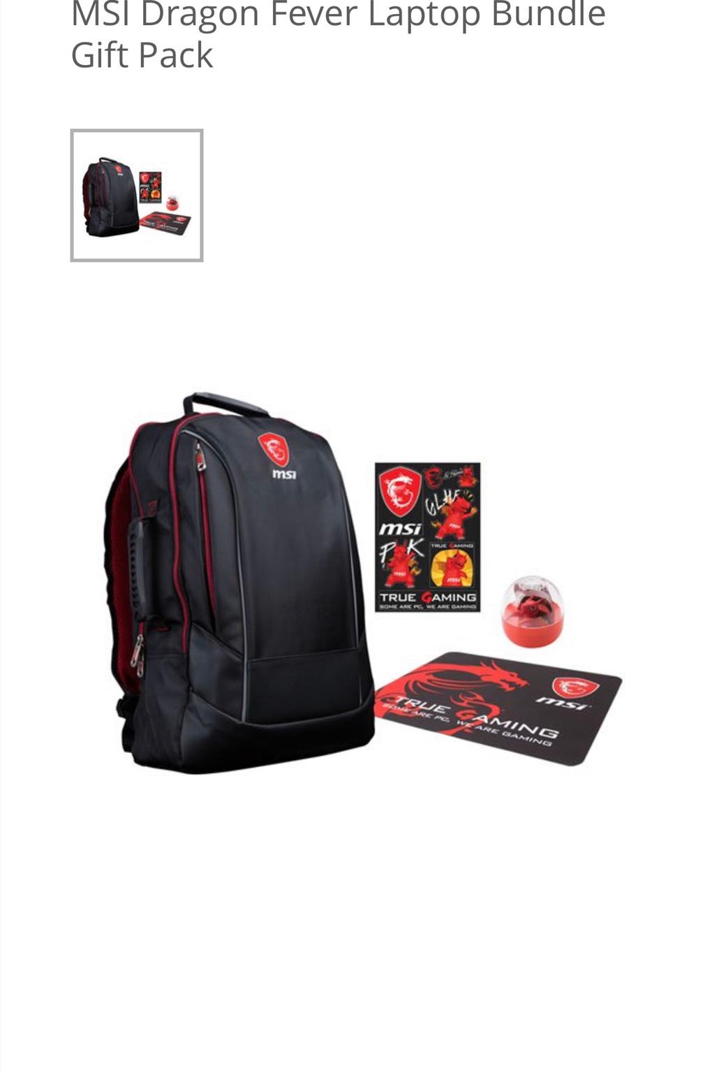 MSI Dragon Fever Laptop Bundle Gift Pack Bag in E12 Newham für 30,00 ...