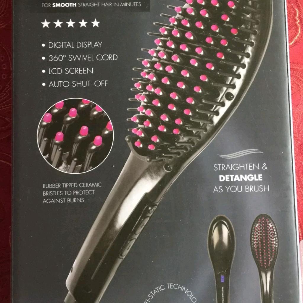 james london ceramic straightening hair brush in ST4-Trent für 8,00 ...