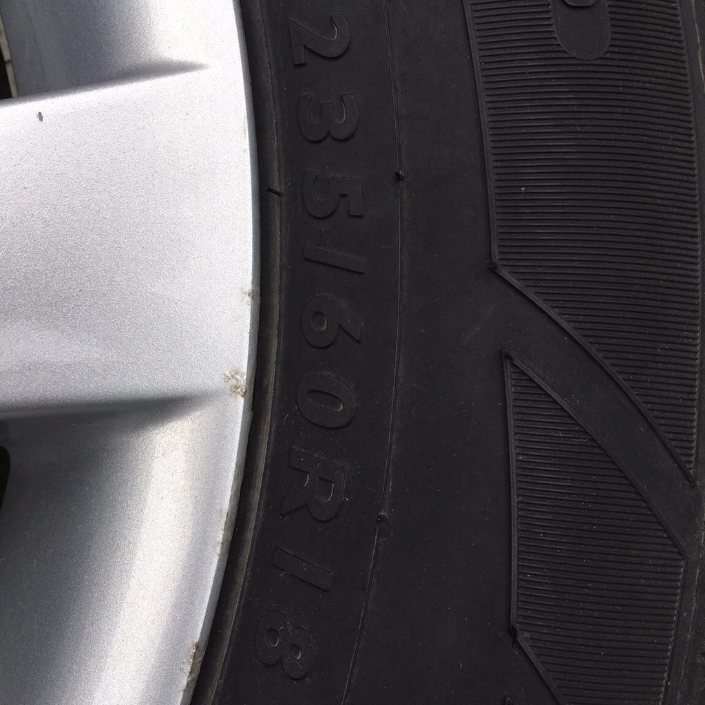 Winterreifen mit Alufelgen 235/60-18 Zoll in 90513 Zirndorf für 299,00 ...