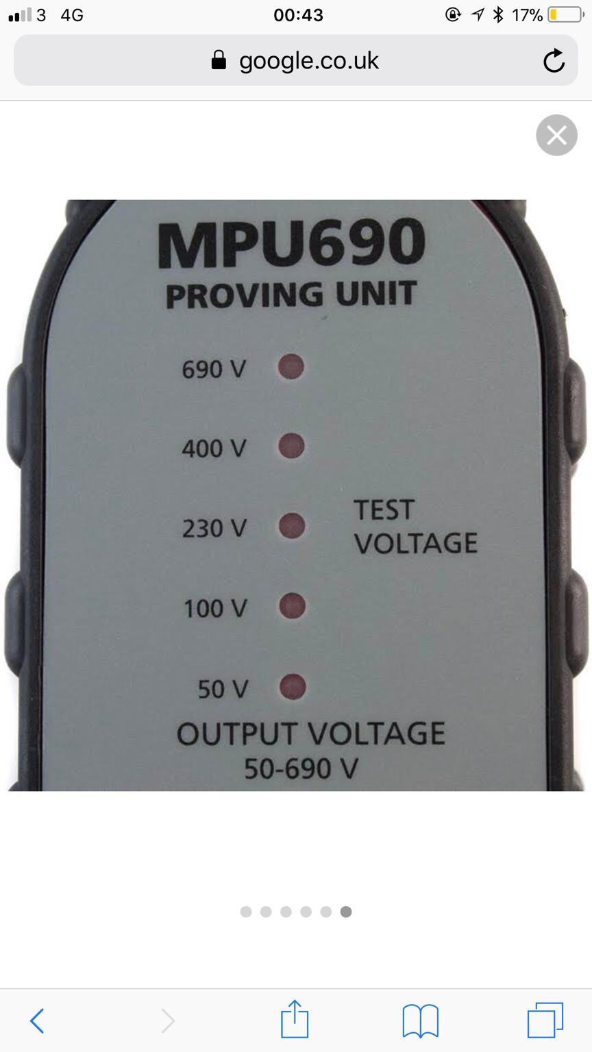 Megger MPU690 Proving Unit 2 Pole Tester in N13 Enfield for £60.00 for ...