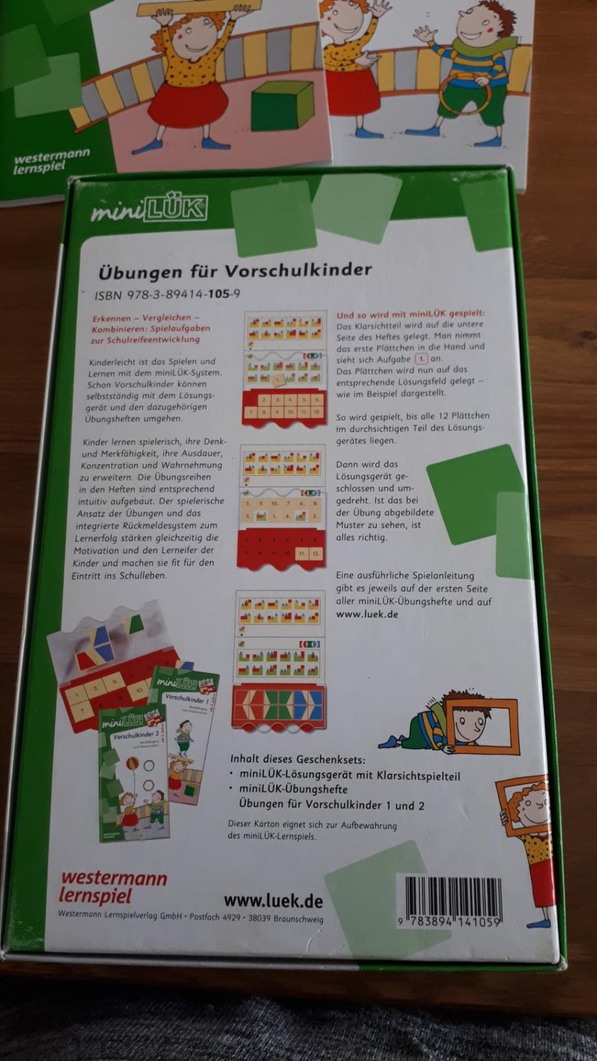 Mini Lück Übungen für Vorschulkinder in 67157 Wachenheim an der ...