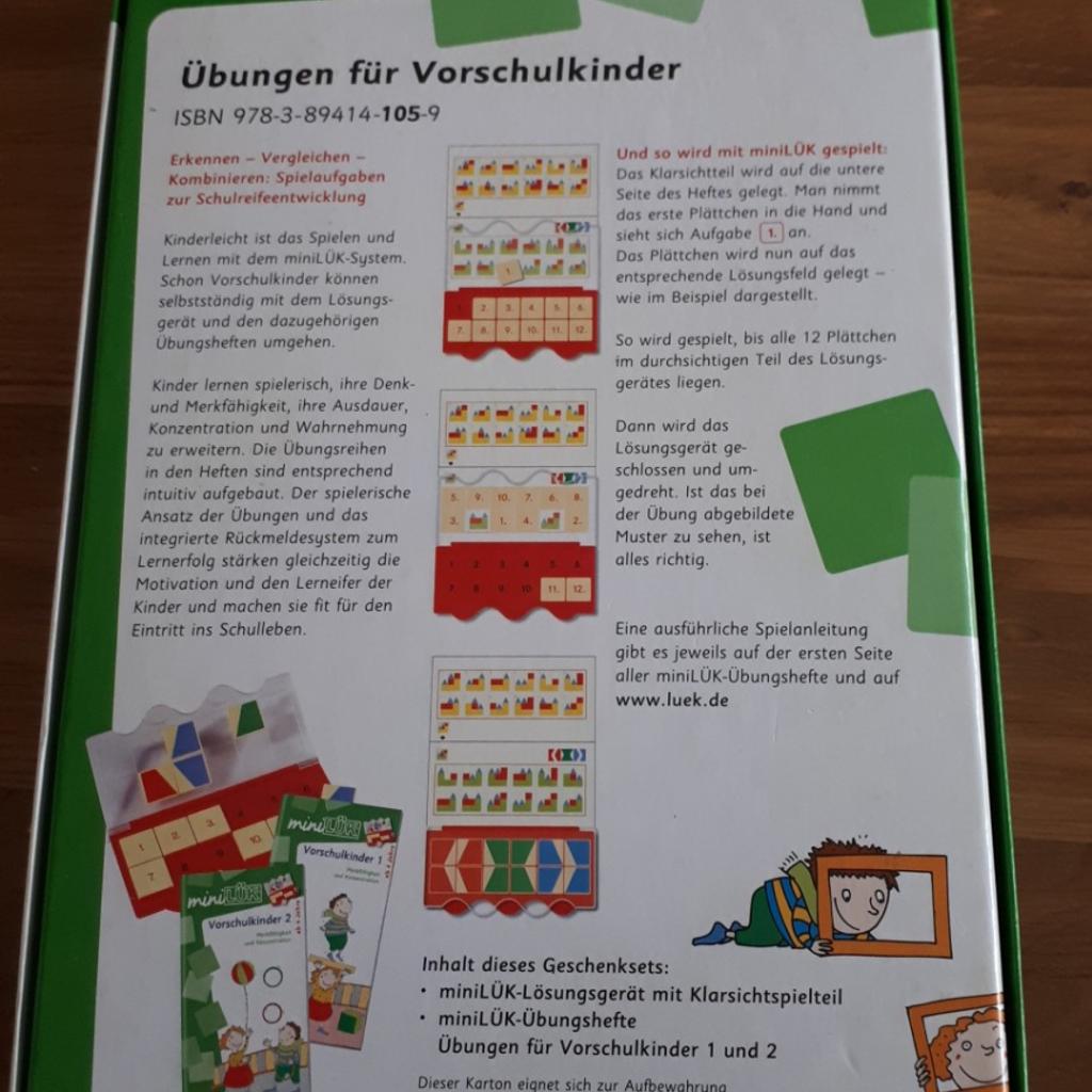 Mini Lück Übungen für Vorschulkinder in 67157 Wachenheim an der ...
