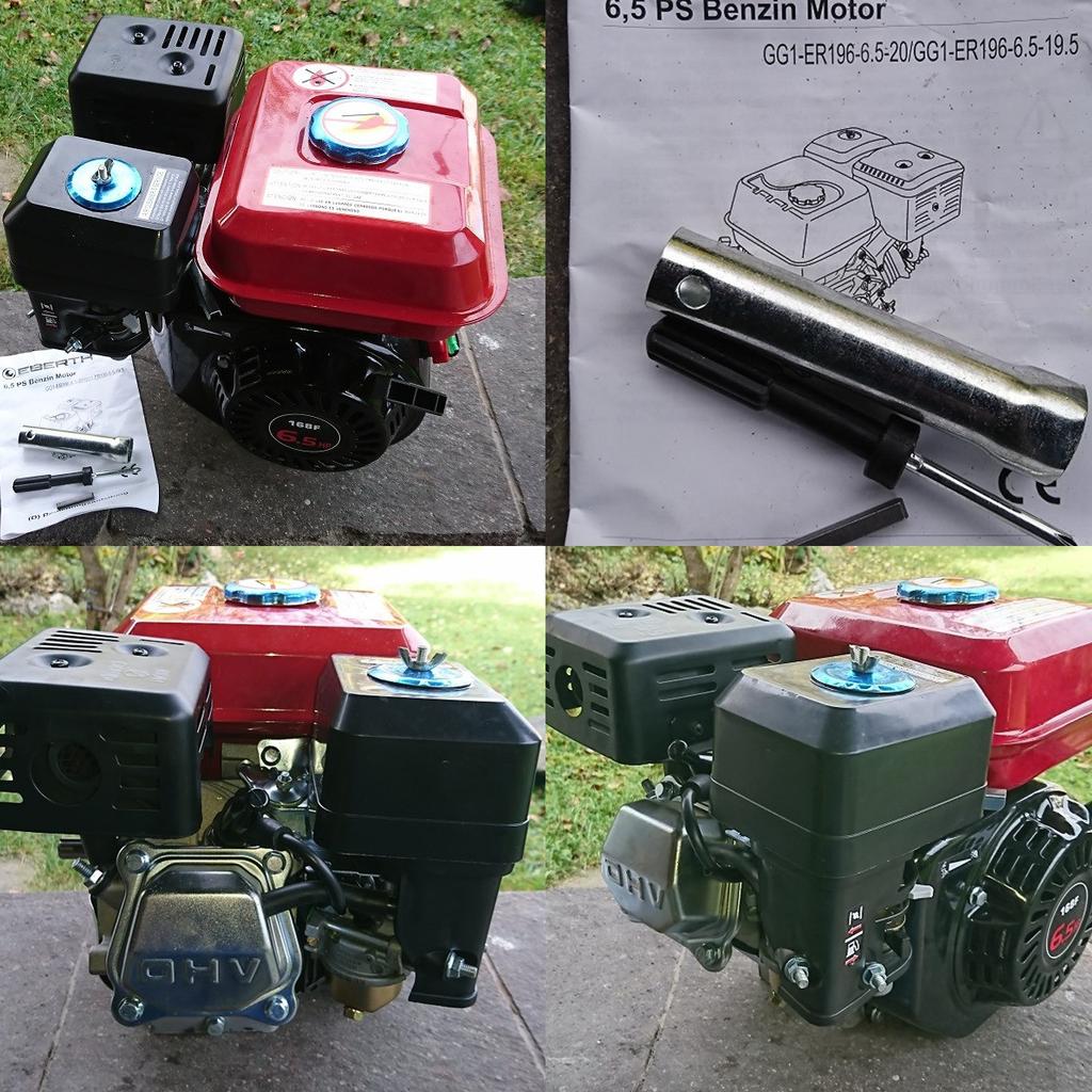 EBERTH 6,5PS 4,8kW Benzinmotor 1 Zylinder 4T in 6250 Kundl für € 90,00 ...