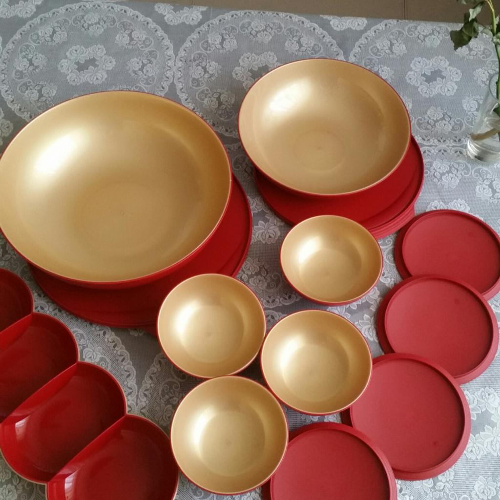 Tupperware Allegra set gold rot inkl.versand in 82256 Fürstenfeldbruck ...