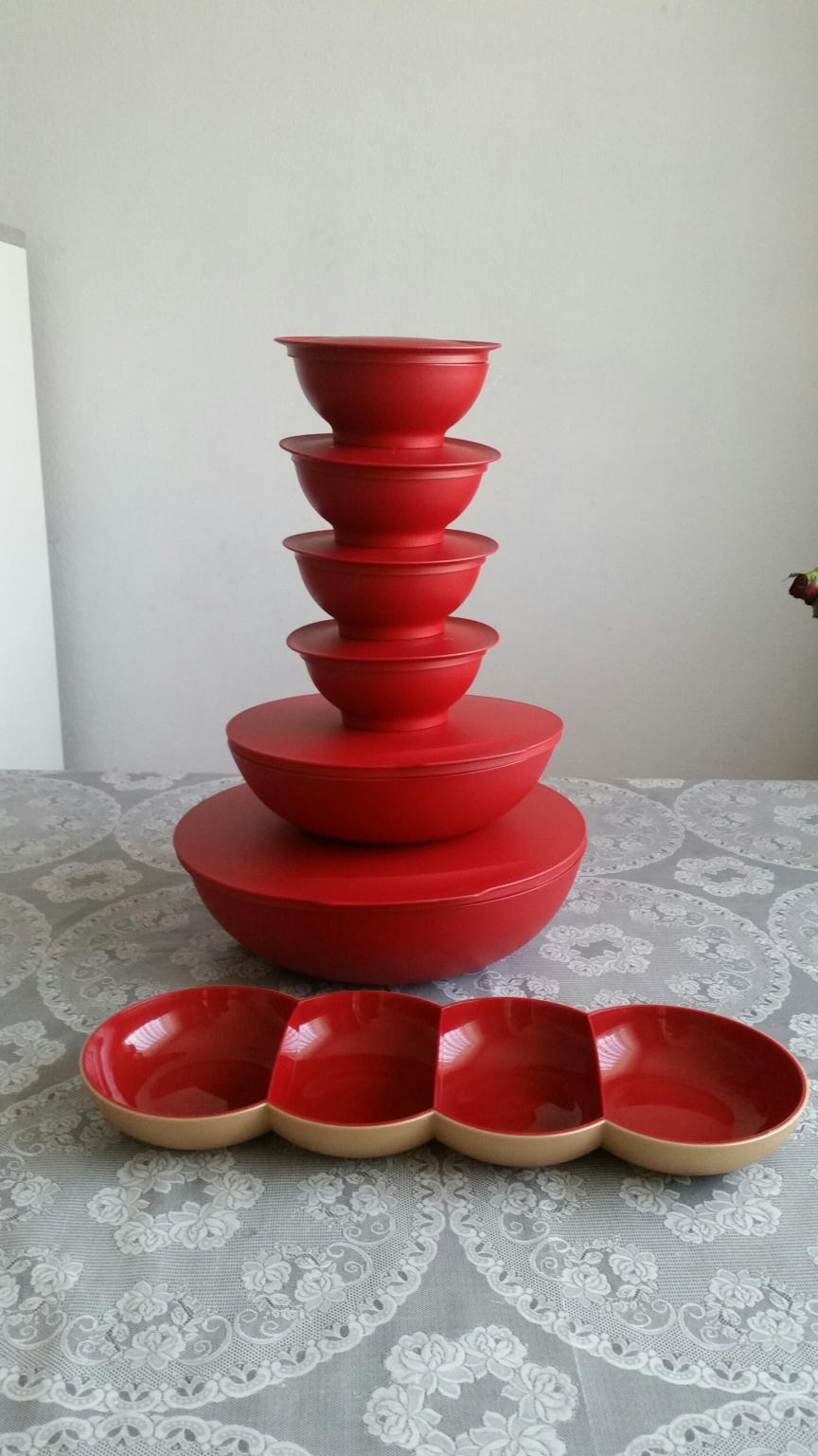 Tupperware Allegra set gold rot inkl.versand in 82256 Fürstenfeldbruck ...