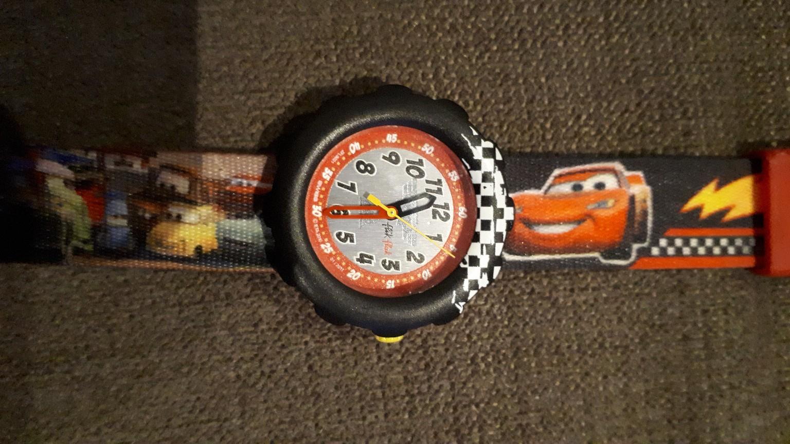 Swatch Uhr Flik Flak Kinder Lightning McQueen in 68259 Mannheim for €20 ...