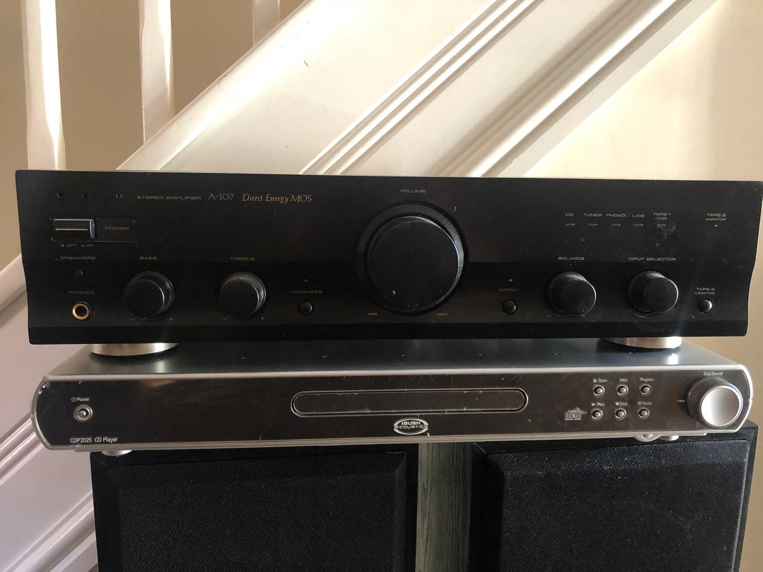 x2 Tower speakers, amp and CD player in EX1 Devon für 60,00 £ zum ...