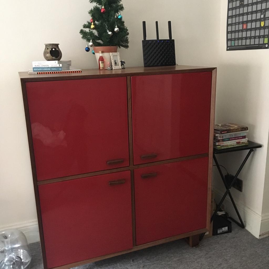 MADE red storage cabinet unit in NW6 Camden für 185,00 £ zum Verkauf ...