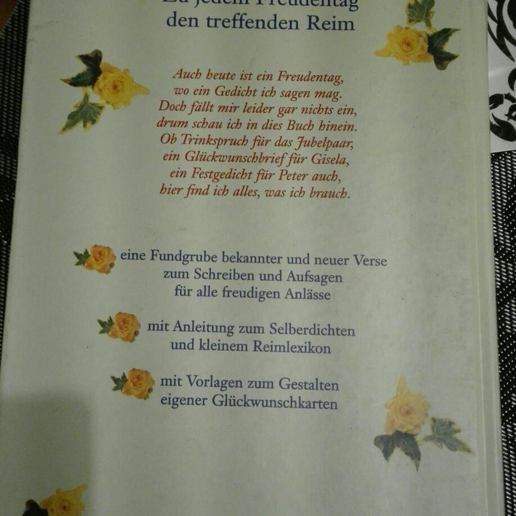 Buch Glückwünsche Reime Gedichte in 4742 Pram für gratis zum Verkauf ...