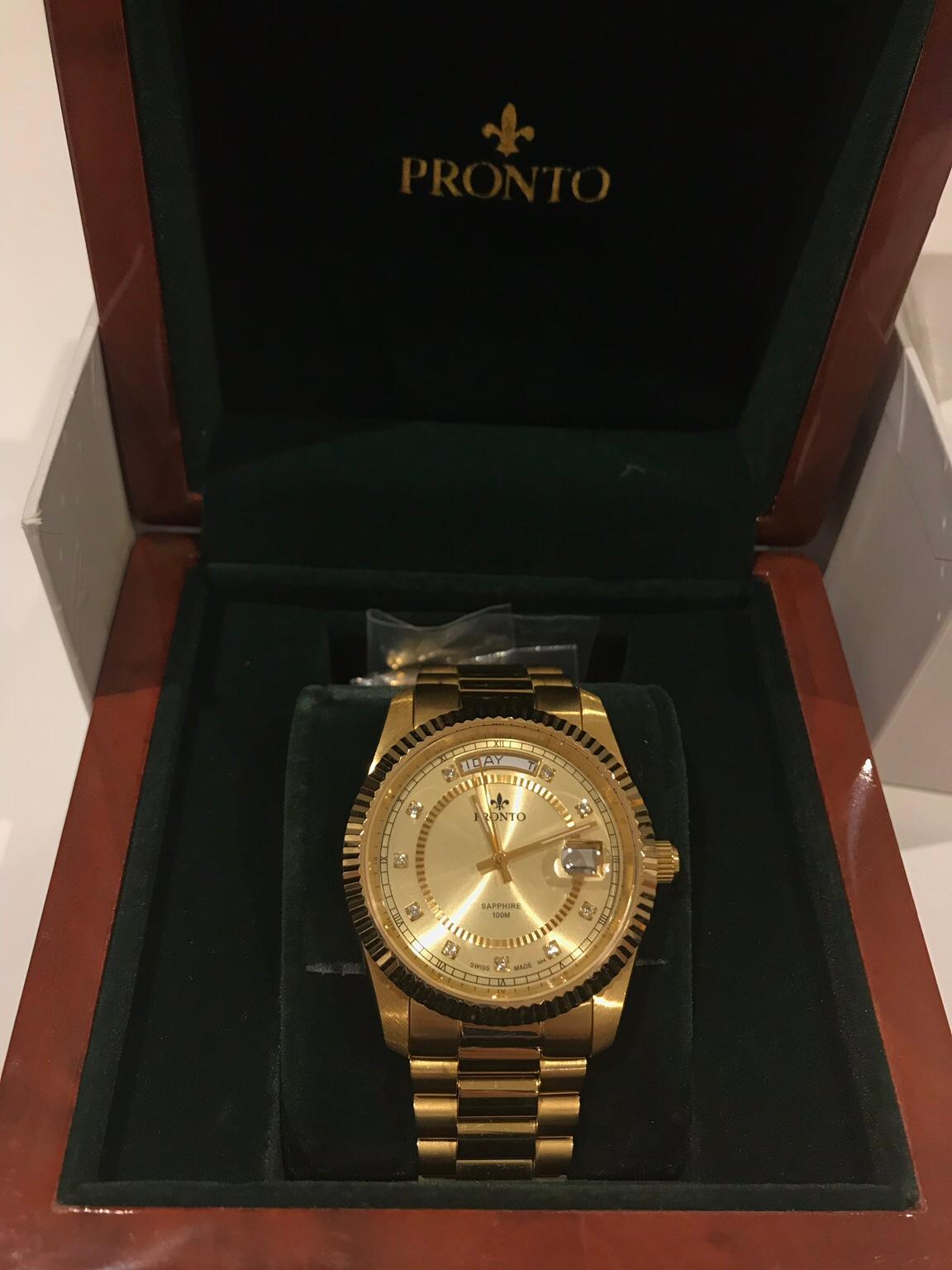 Vintage Pronto III Gold Watch in TW10 Thames for £100.00 for sale | Shpock