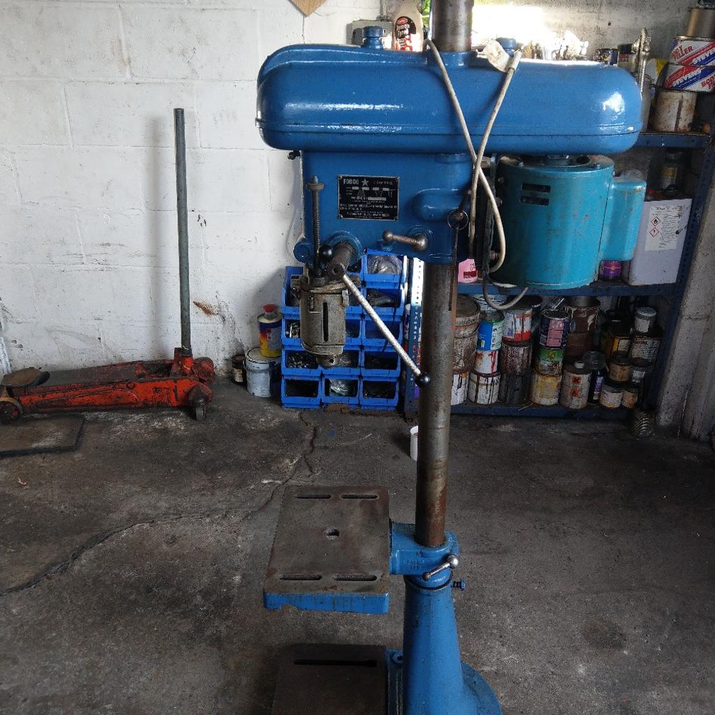 FOBCO STAR FLOOR STANDING PILLAR DRILL 240V in WF8 Wakefield for £260. ...