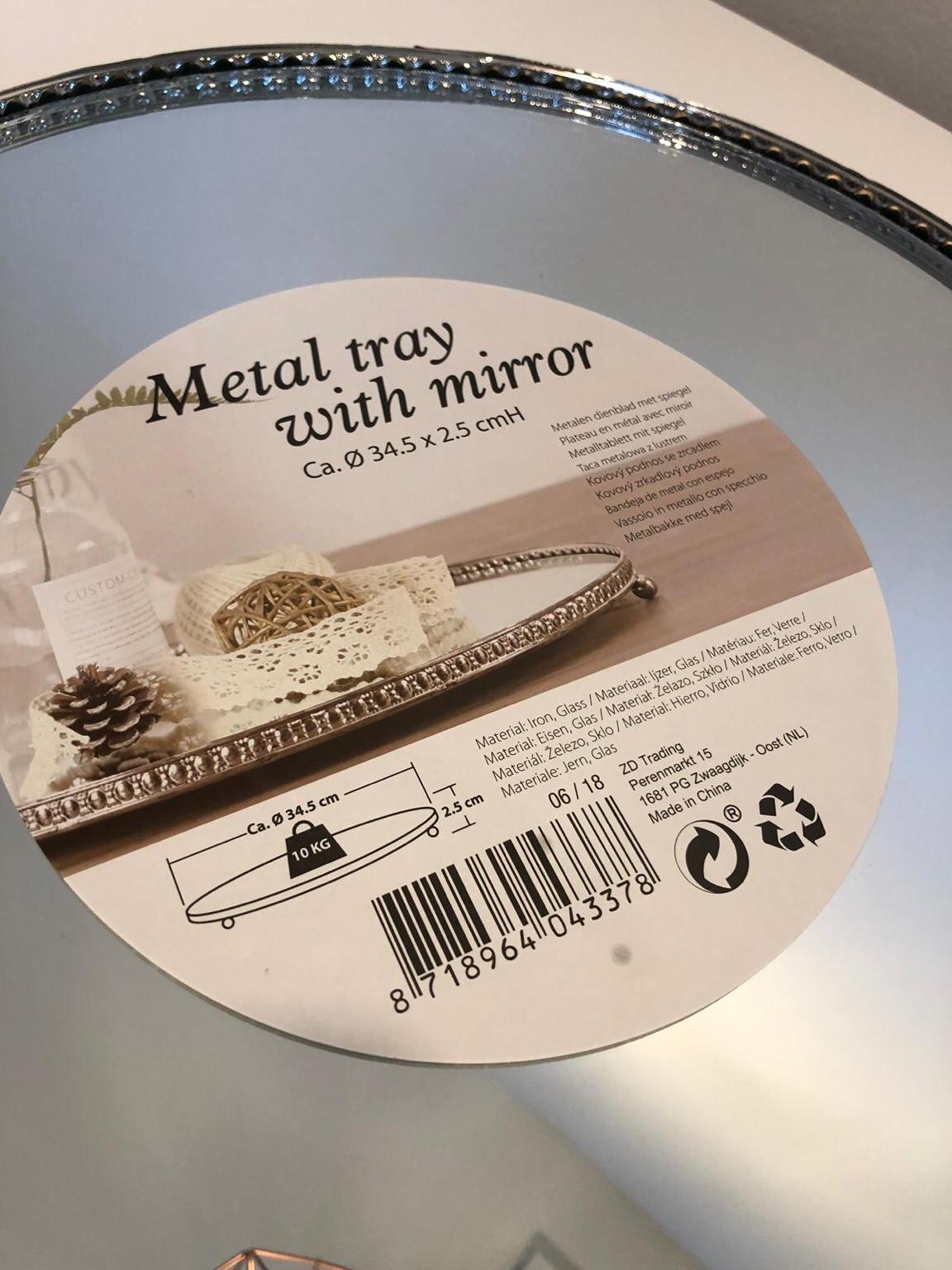 Deko-Tablett aus Spiegel in 6971 Hard für 14,00 € zum Verkauf | Shpock DE