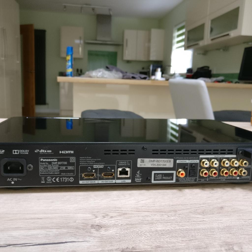 Panasonic DMR BDT700 4K Blu-ray Player in LE3 Blaby for £55.00 for sale ...