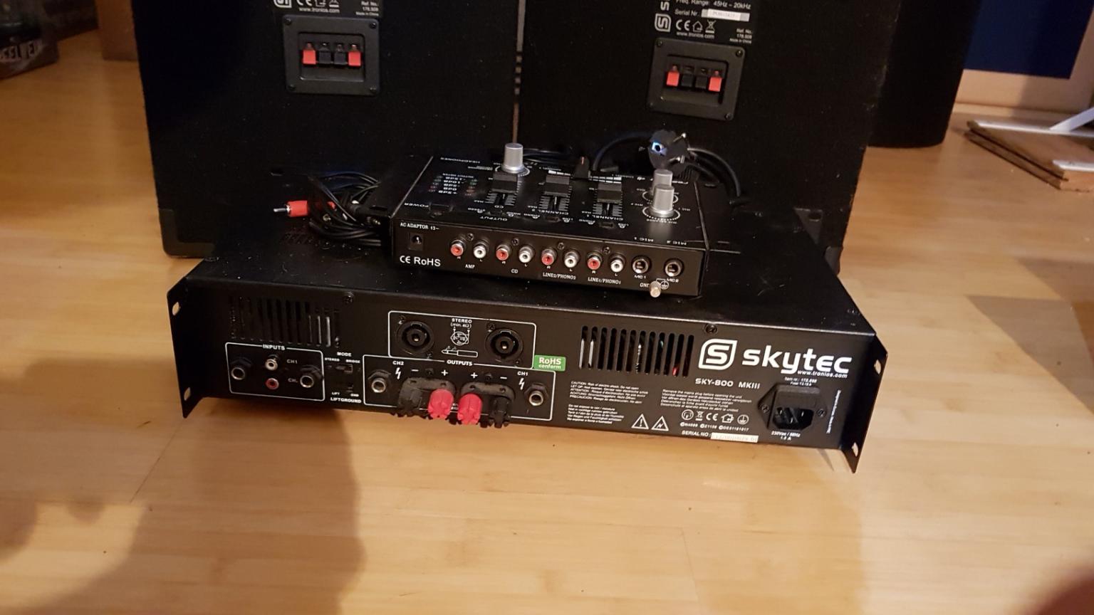 Skytec PA Party-Anlage 1200W in 69514 Laudenbach für 140,00 € zum ...