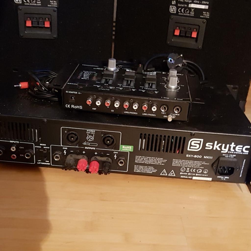 Skytec PA Party-Anlage 1200W in 69514 Laudenbach für 140,00 € zum ...
