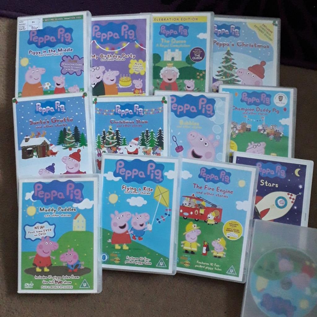 13 peppa pig dvds all working used condition in IP14 Suffolk für 10,00 ...
