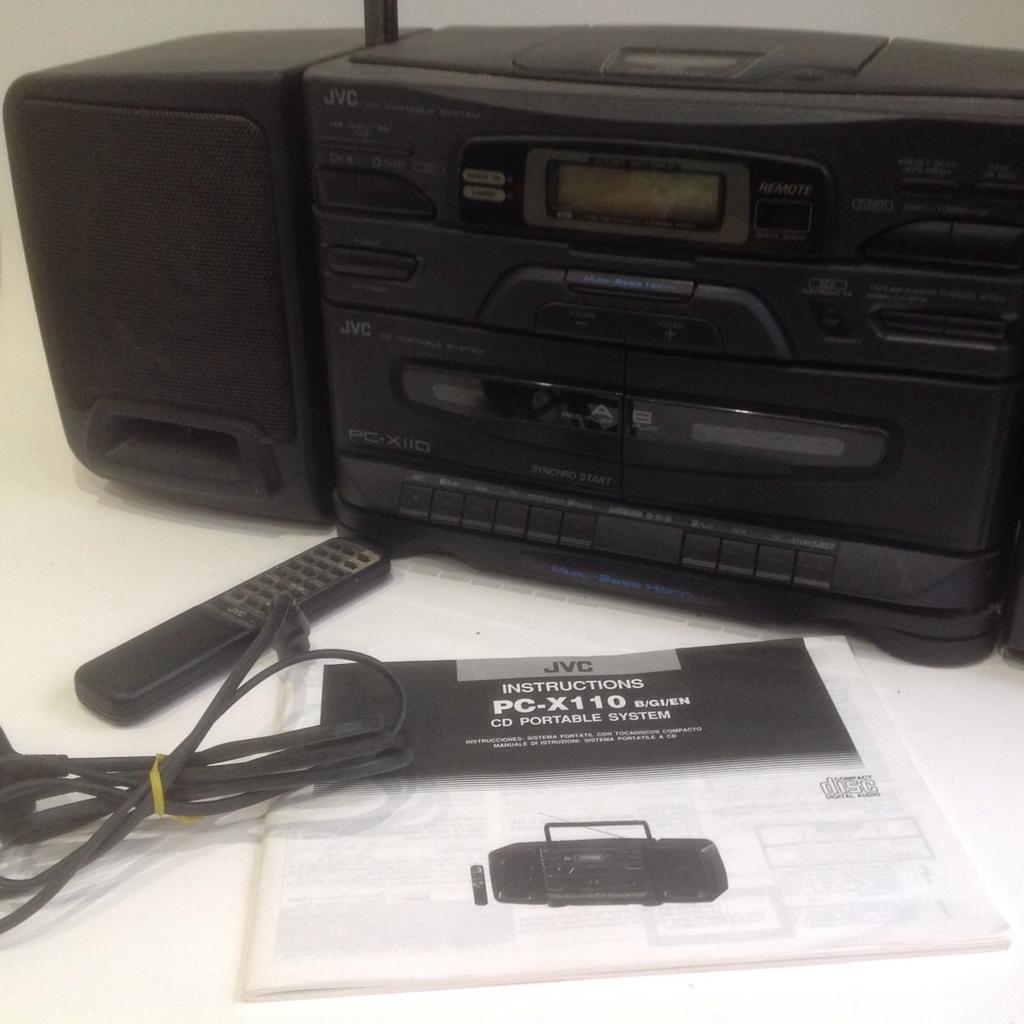 JVC PC-X110 portable cd player/tape/radio in CO7 Tendring für £ 20,00 ...