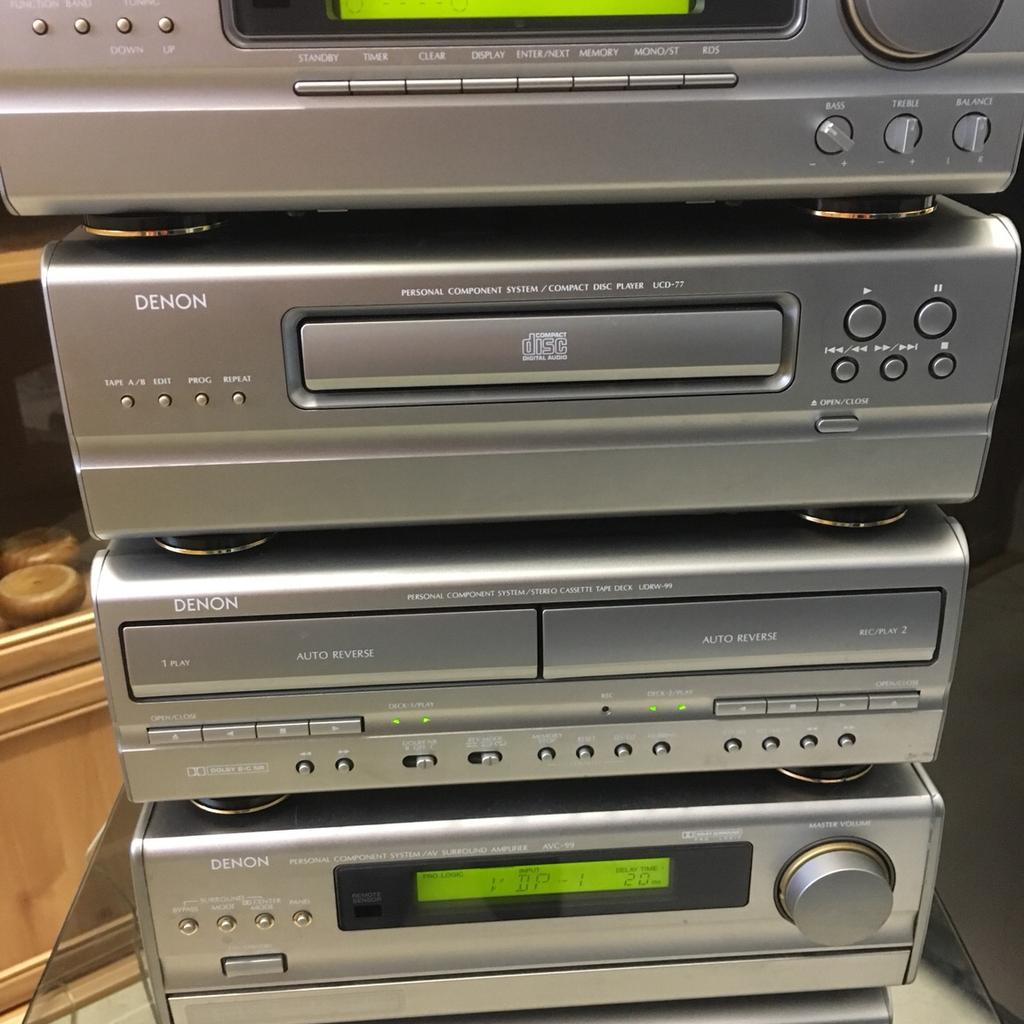 Denon 5 piece stack system/7 denon speakers in London for £100.00 for ...