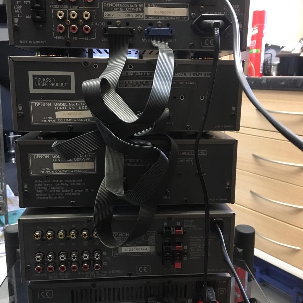 Denon 5 piece stack system/7 denon speakers in London for £100.00 for ...