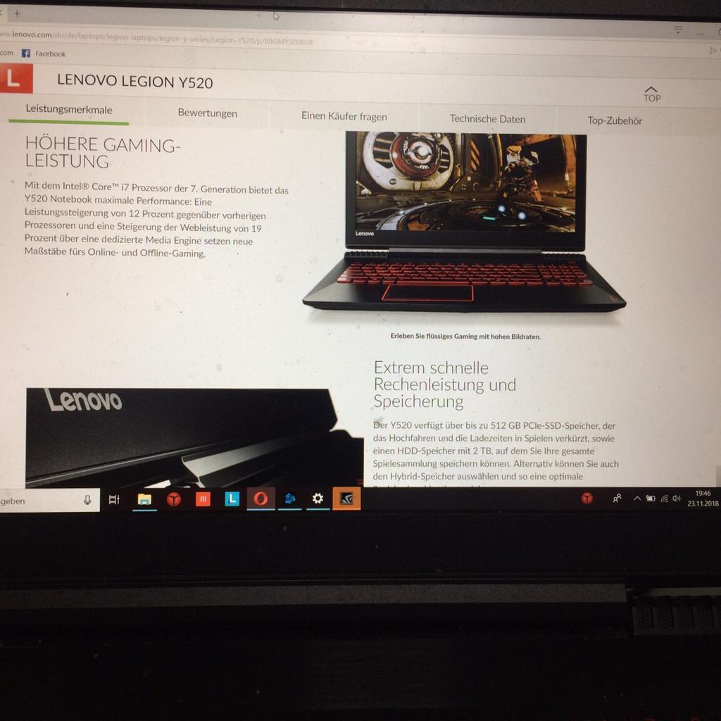 Lenovo Legion Gaming Notebook in 80933 München für 1.150,00 € zum ...