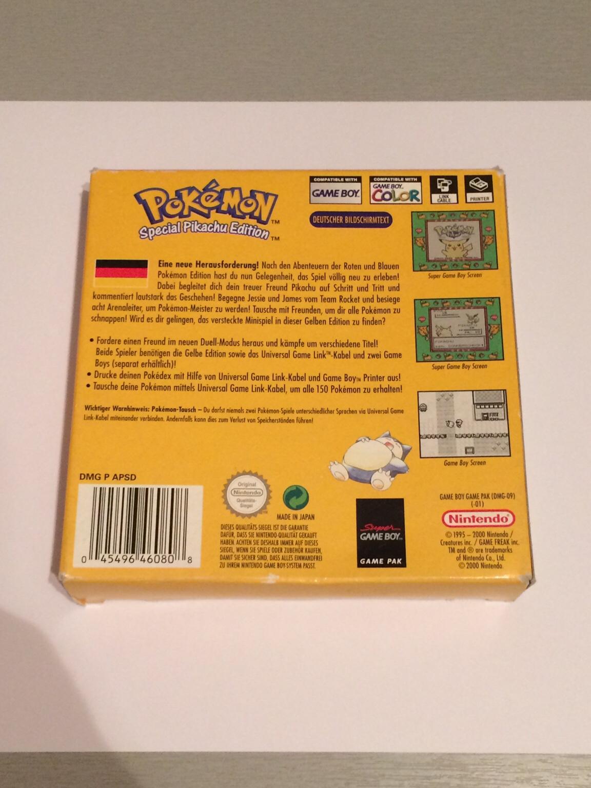 Pokémon / Pokemon Gelbe Edition GameBoy in 84034 Landshut für 49,00 ...