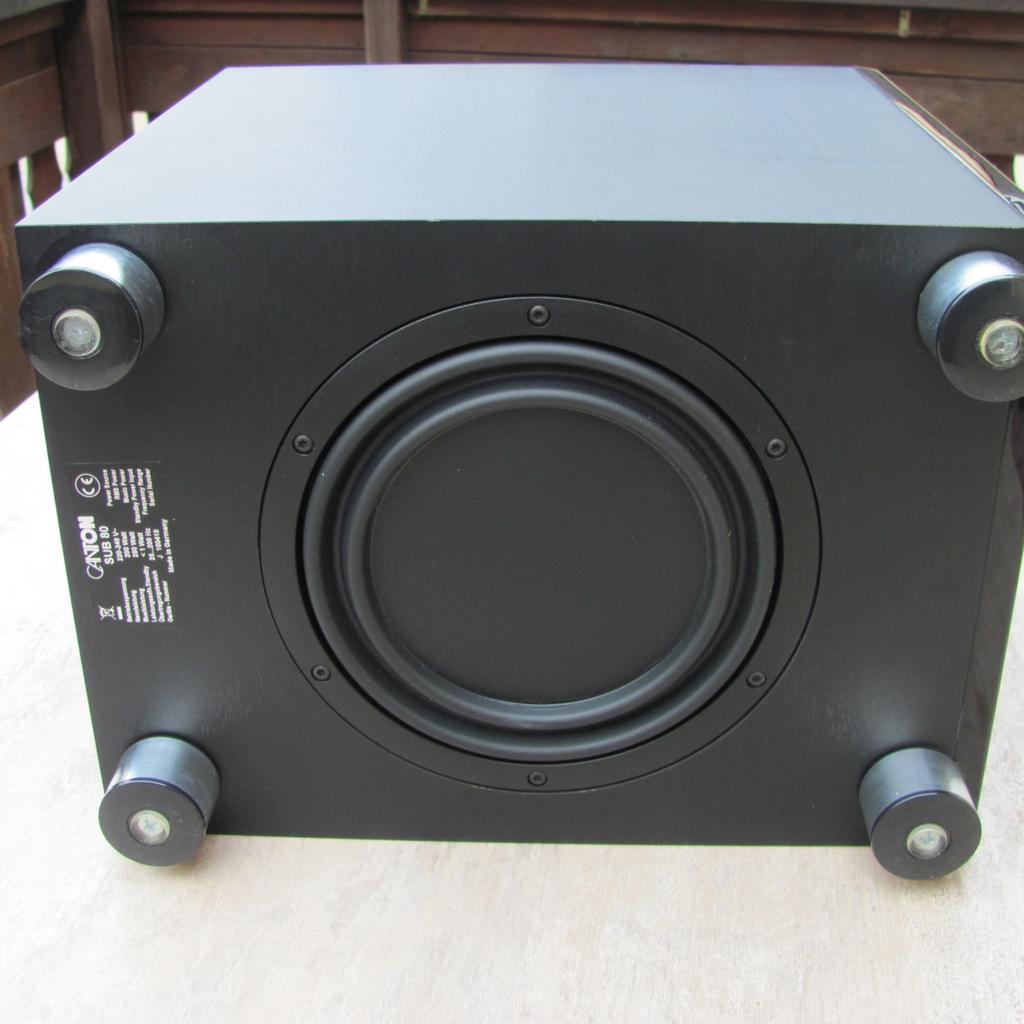 Subwoofer CANTON SUB 80 defekt in 95615 Marktredwitz für 44,00 € zum ...