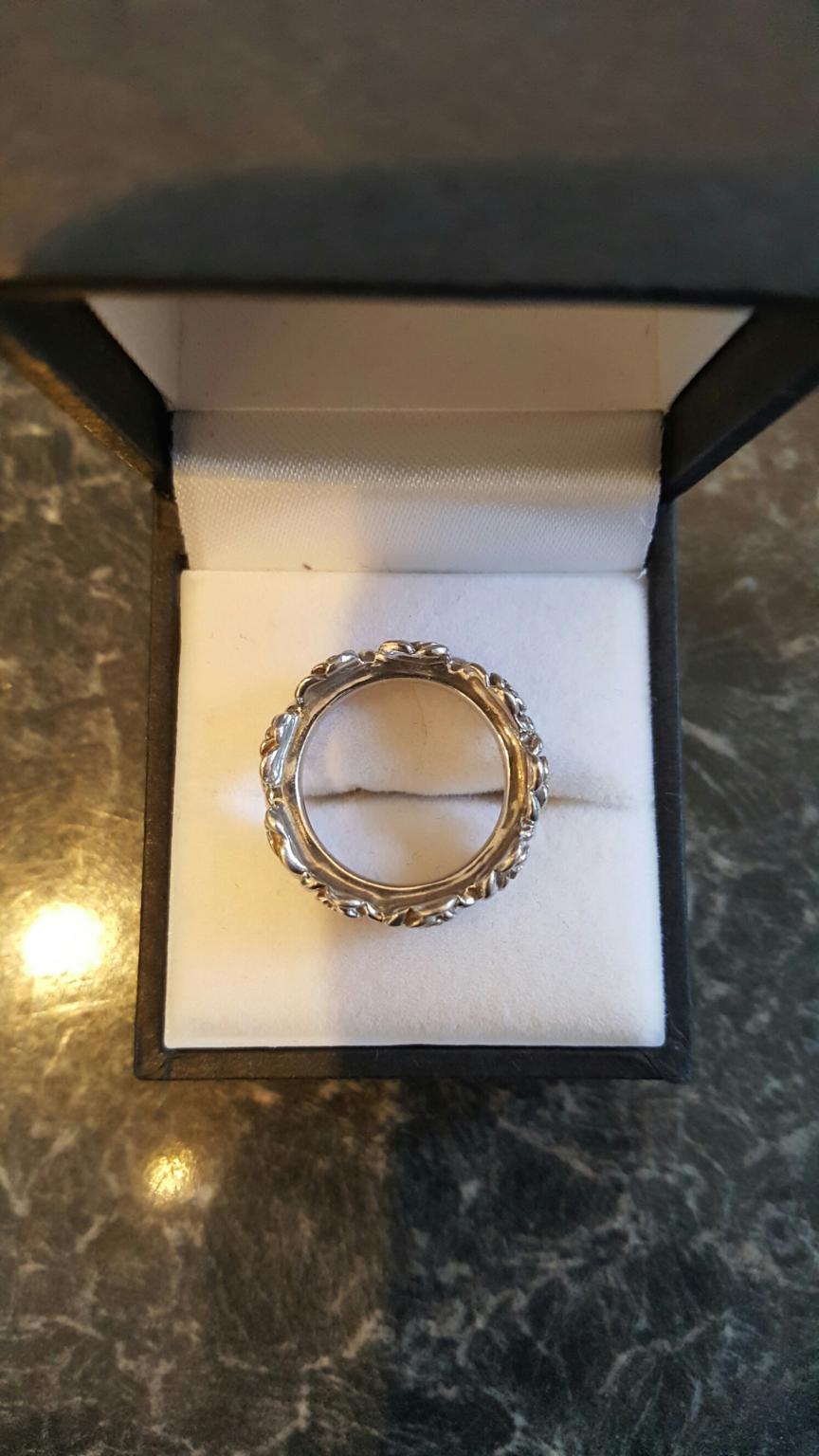 solid silver rose ring in CW7 Clive für 20,00 £ zum Verkauf | Shpock DE