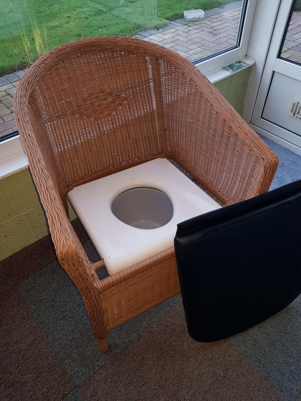 Bedroom Wicker Commode Chair in PR5 Ribble for £50.00 for sale | Shpock